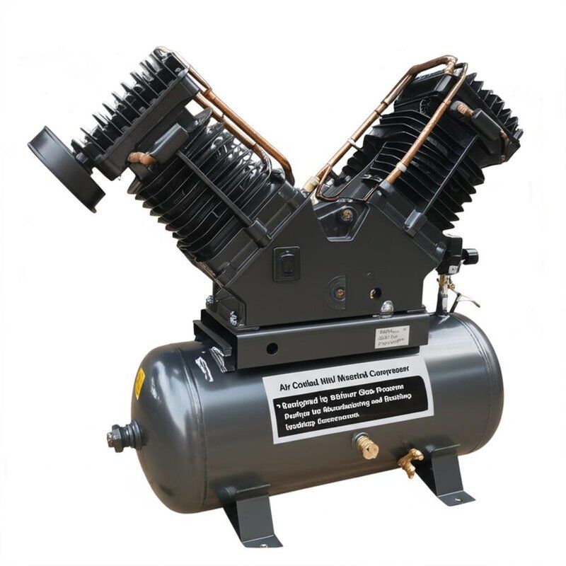 Air Cooled Wall Mounted Compressor Designed to Deliver 8bar Pressure ...