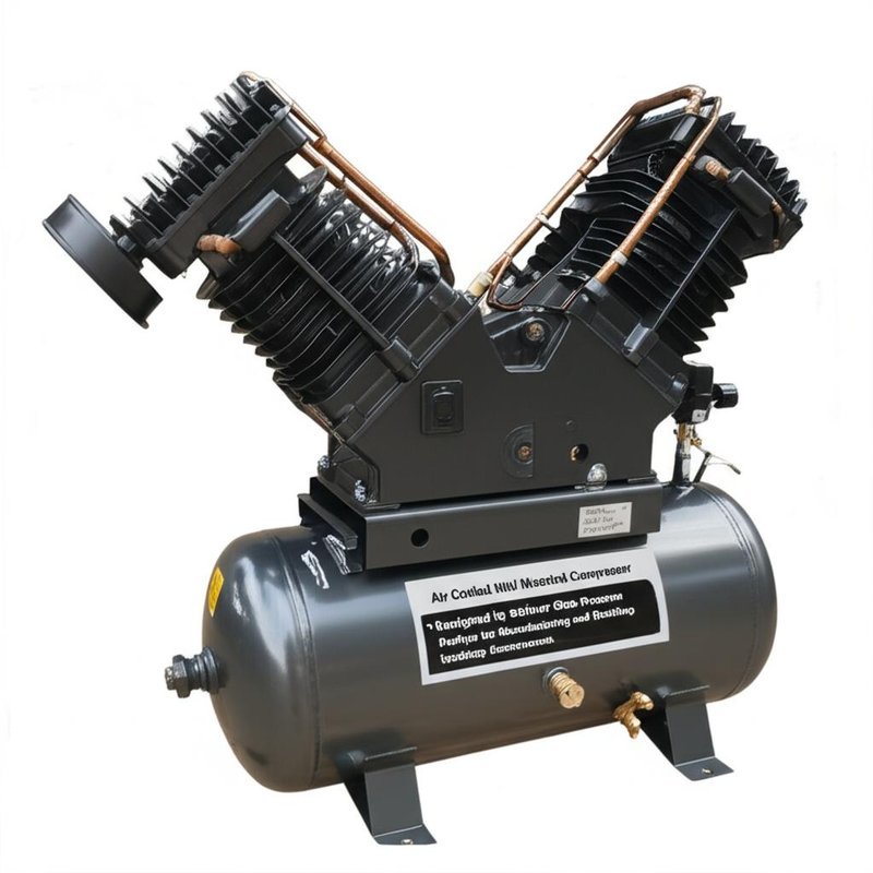 Air Cooled Wall Mounted Compressor Designed to Deliver 8bar Pressure ...